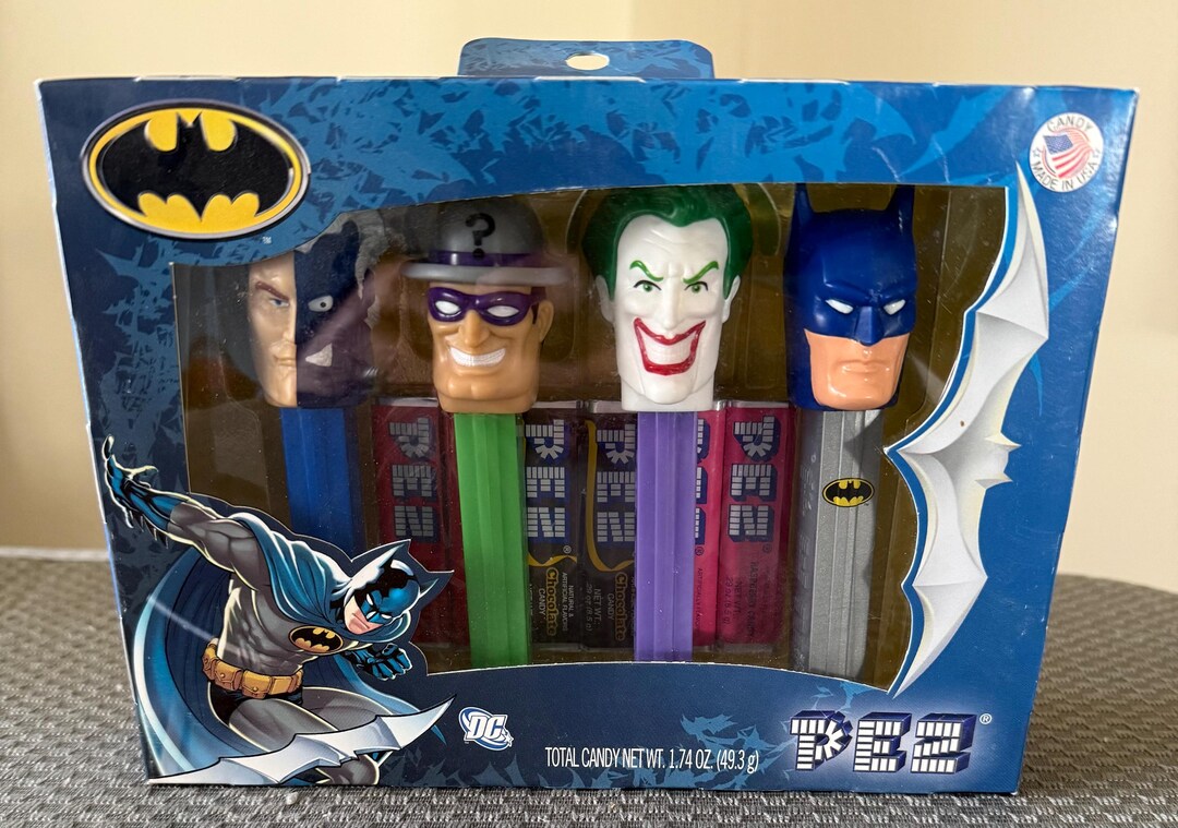 Pez Batman Collector's Set - NIB - Etsy