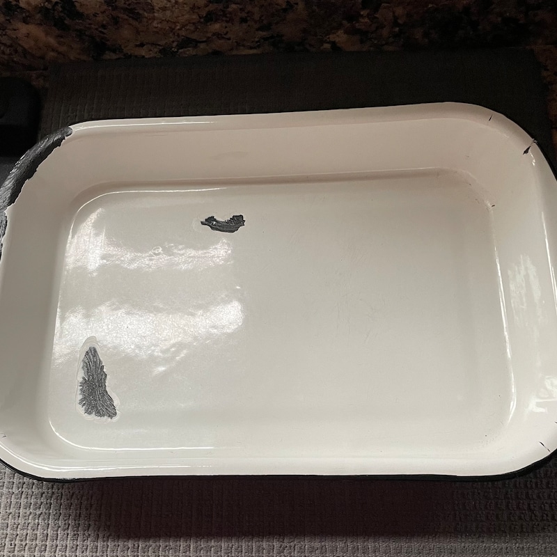Enamel Baking Pan - Etsy