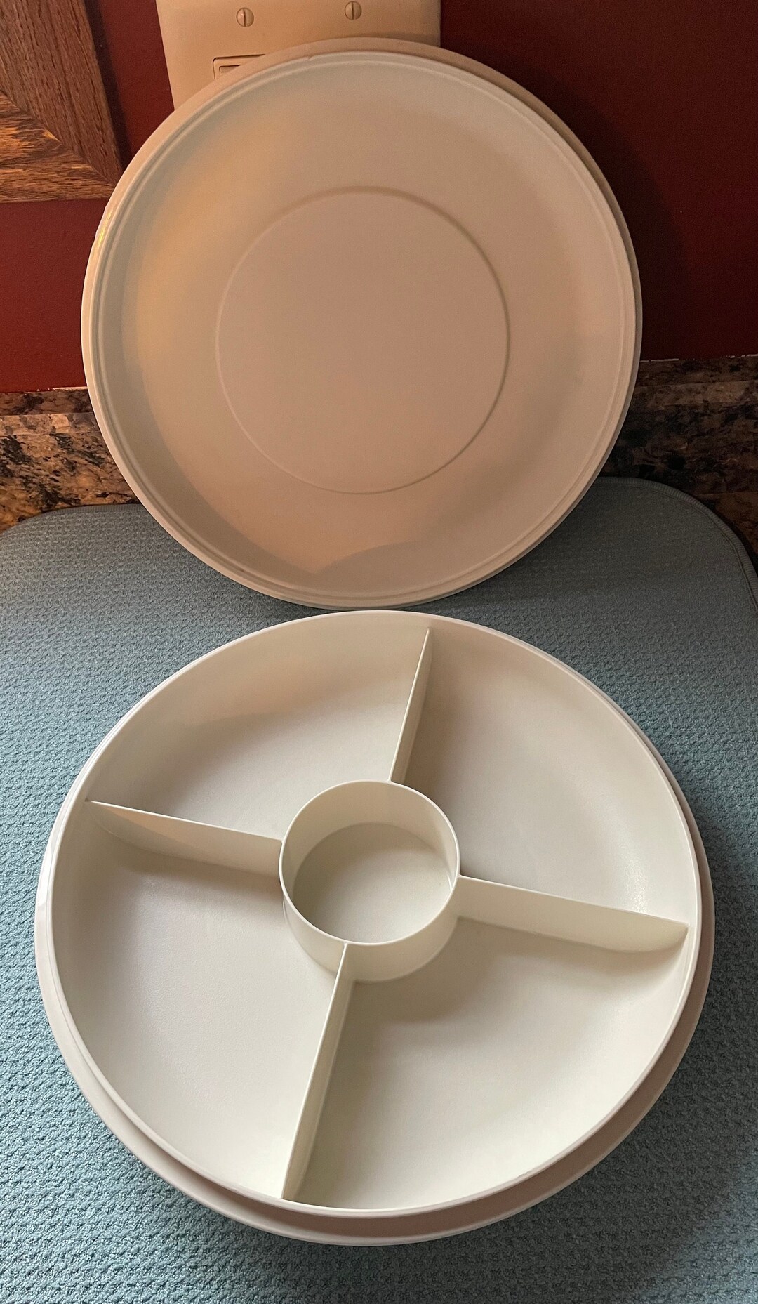 Vintage Tupperware Divided Container 1708 - Etsy