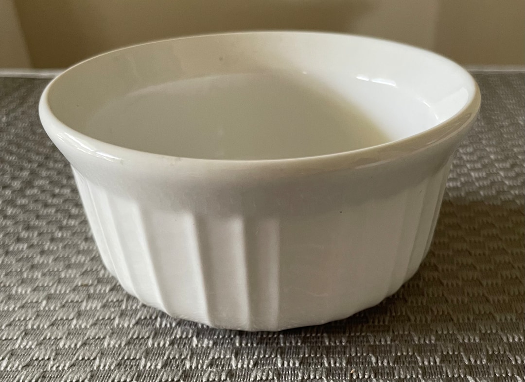 Corning Ware French White 7 Oz Ramekin - Etsy