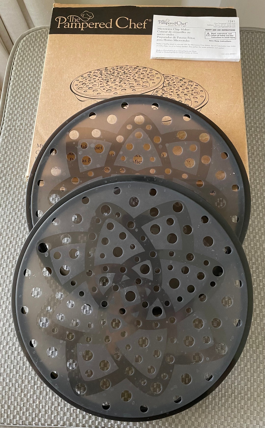 Pampered Chef Microwave Chip Maker - Etsy