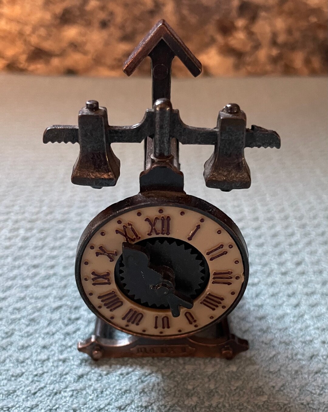 Vintage Miniature Clock Pencil Sharpener - Etsy