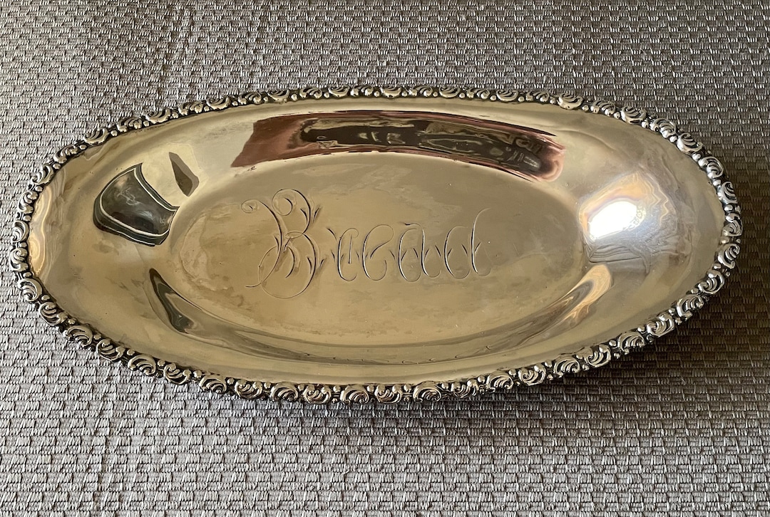 Vintage Apollo Quadruple Silver Plate Engraved Bread Tray 164 - Etsy
