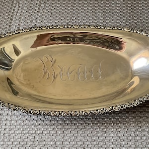 Vintage Apollo Quadruple Silver Plate Engraved Bread Tray 164 - Etsy