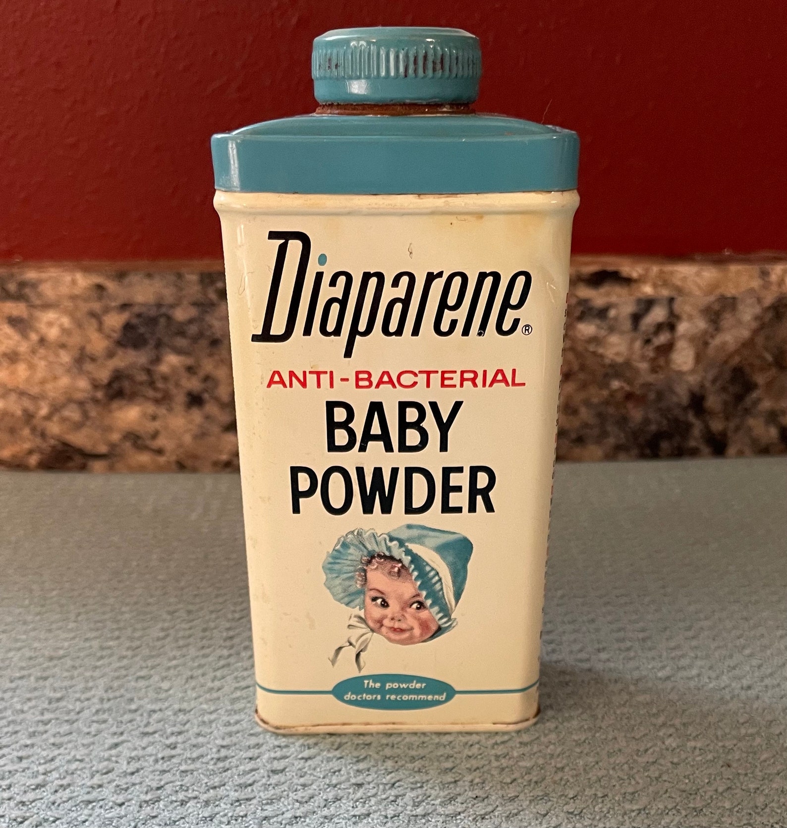 Vintage Diaparene Baby Powder Tin - Etsy