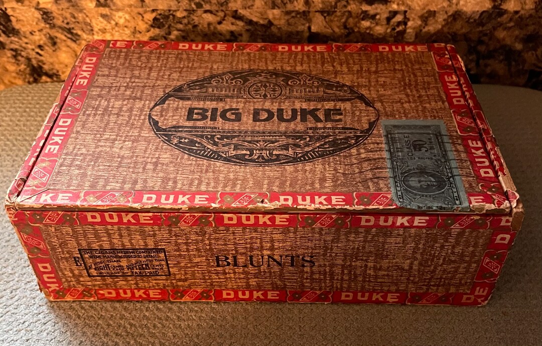 Vintage Big Duke Blunts Cigar Box - Etsy