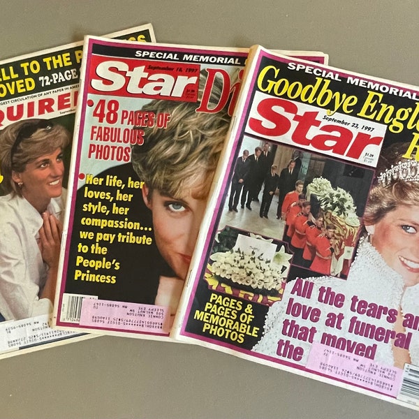 Princess Diana Magazine - Etsy