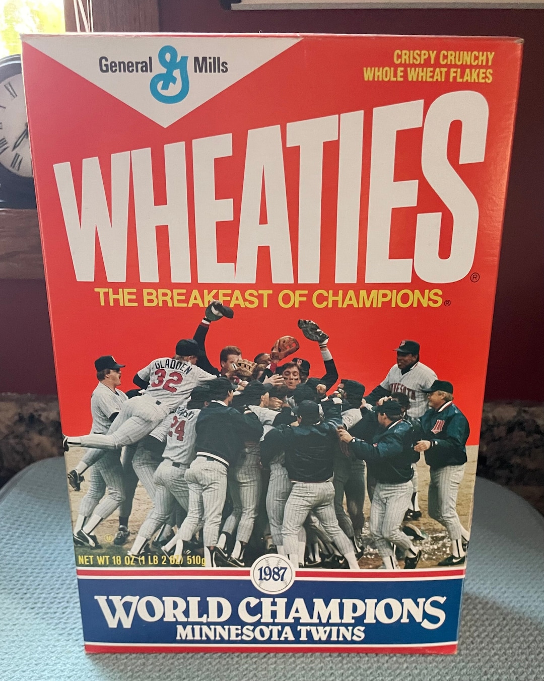 Vintage Wheaties Box With the Minnesota Twins World Champions 1987 - Etsy