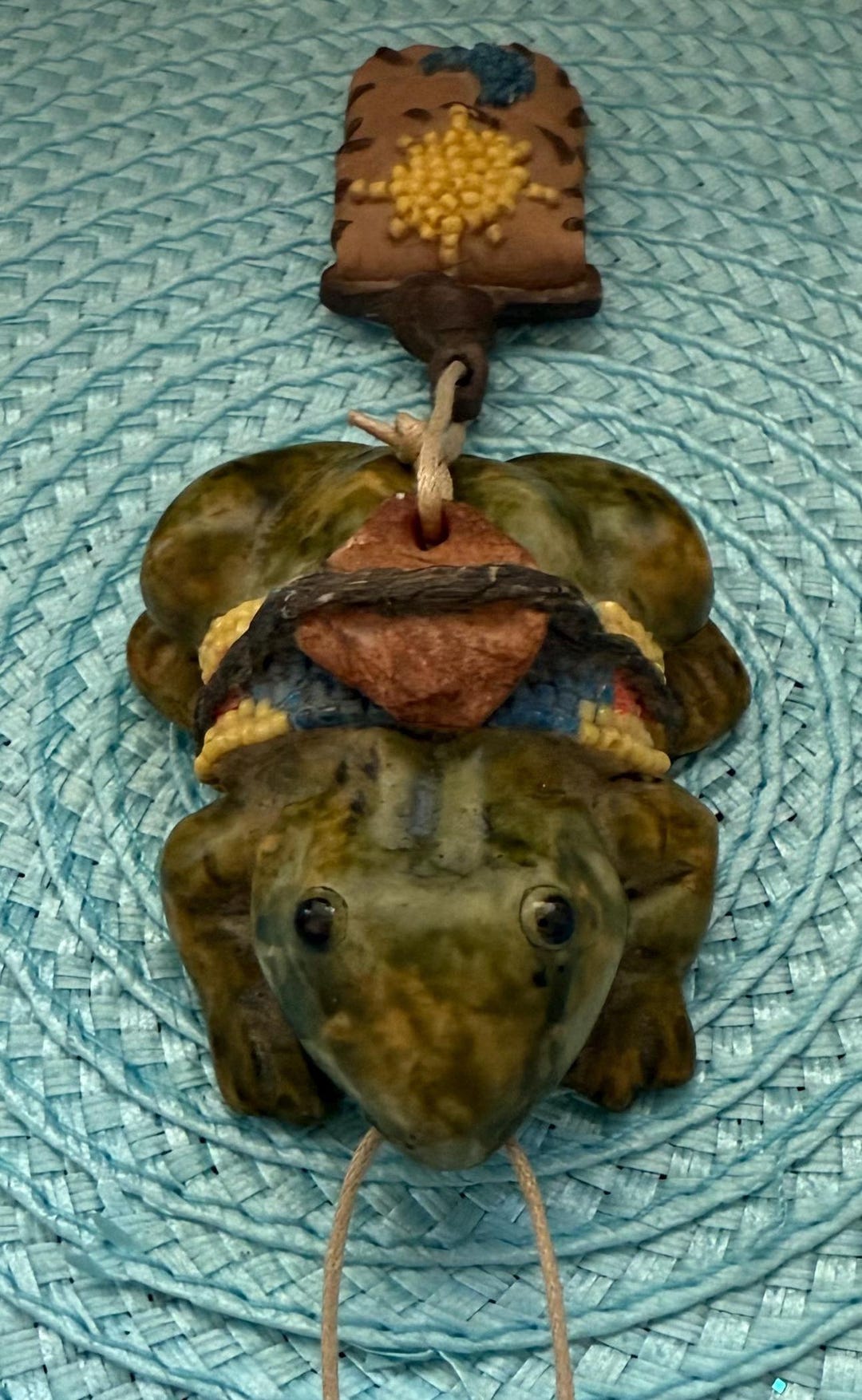 Native Storytellers Spokane Frog Ornament 1996 - Etsy