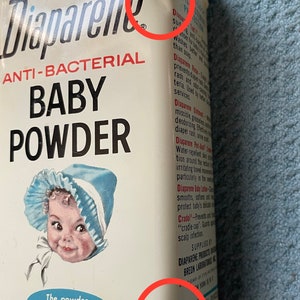 Vintage Diaparene Baby Powder Tin - Etsy