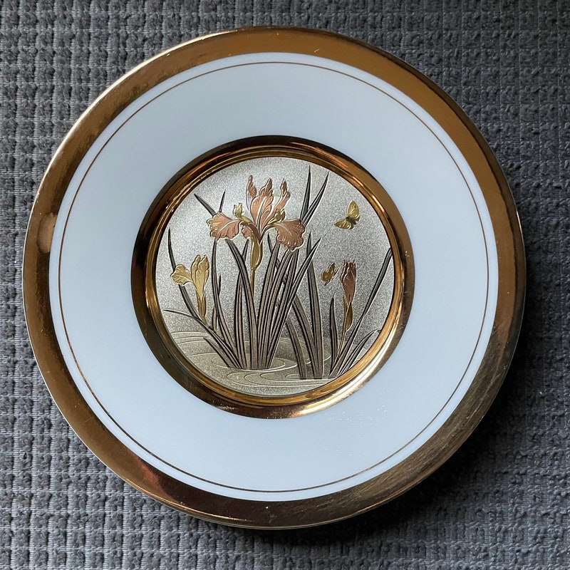 Iris Plates - Etsy