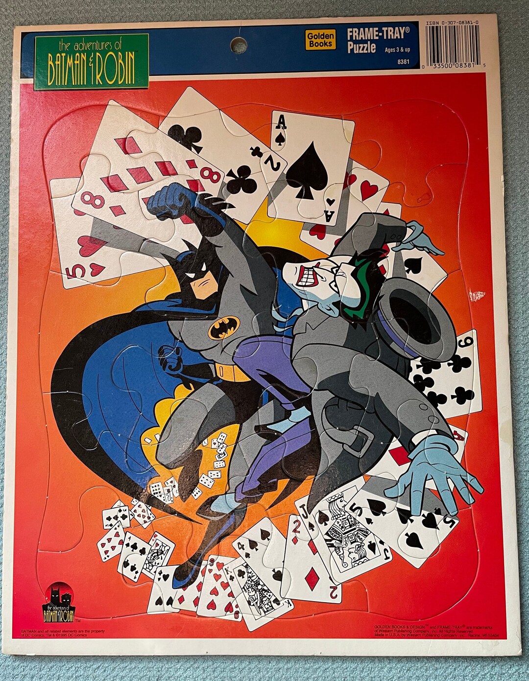 Vintage Batman & Robin Frame-tray 20 Piece Puzzle - Etsy
