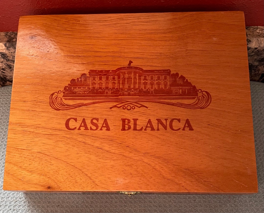 Vintage Casa Blanca Cigar Box - Etsy