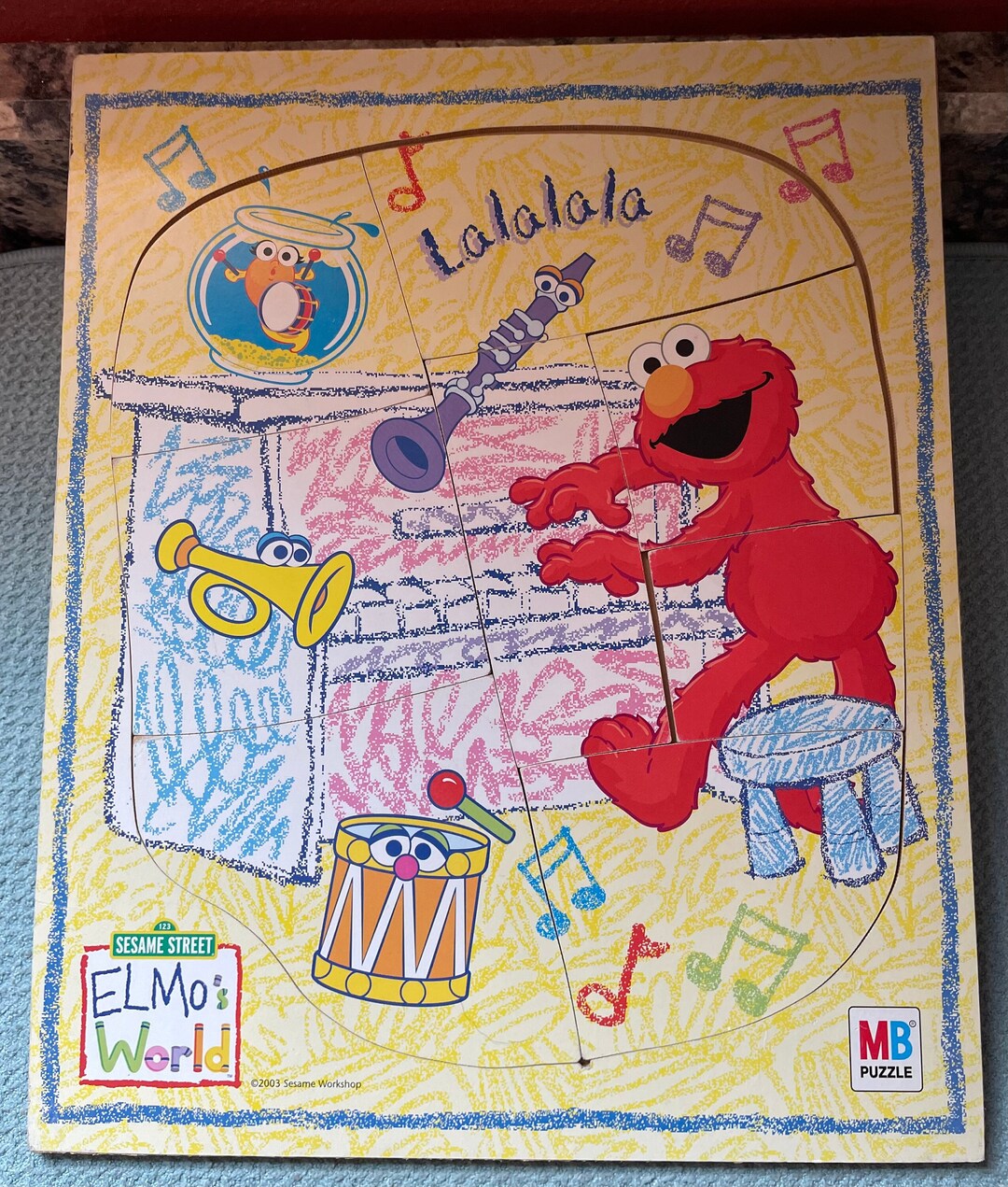 Vintage Sesame Street Elmo's World 8 Piece Puzzle - Etsy
