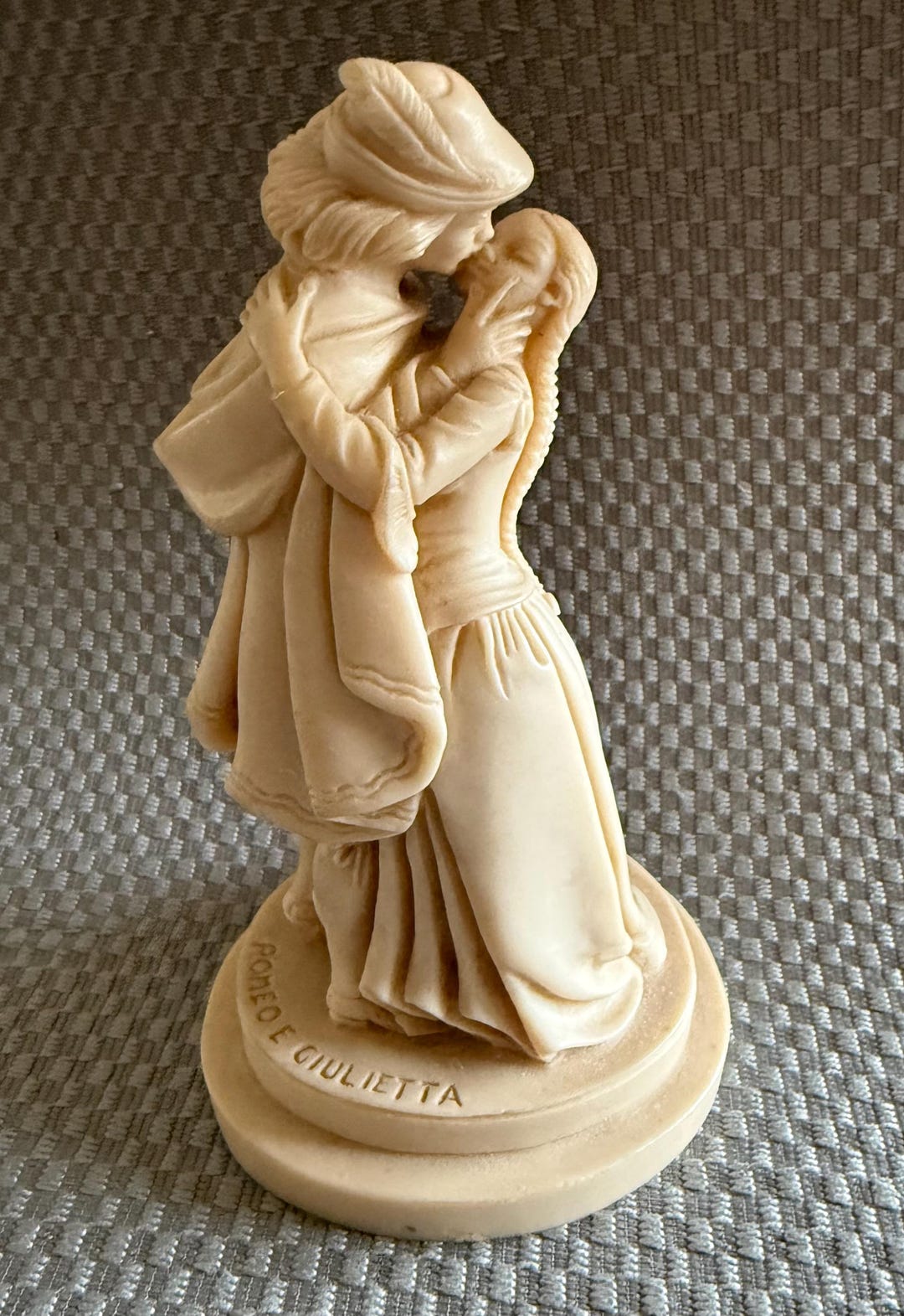 Vintage Romeo & Juliet Carved Alabaster Figurine by Faro - Etsy