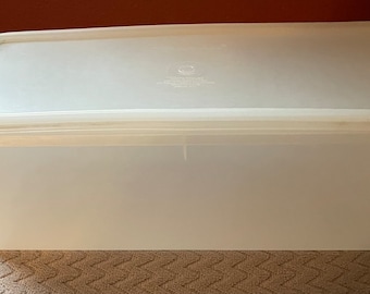 Vintage 1960's Tupperware Jumbo Bread Keeper 606 With Lid - Etsy