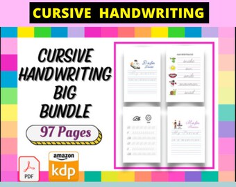 Cursive Handwriting Practice Worksheets, Cursive Alphabet Letters ...