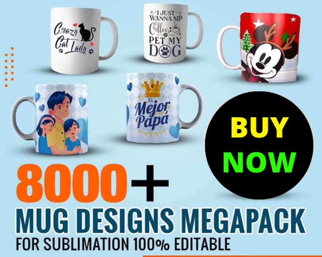 Coffee Mug Designs, Coffee Svg Bundle, Huge Sublimation Mug Bundle ...