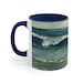 Coffee Mug, Blue Ceramic Mug, 11oz Mug, Sea Lover Gift, Sea Mug, Ocean ...