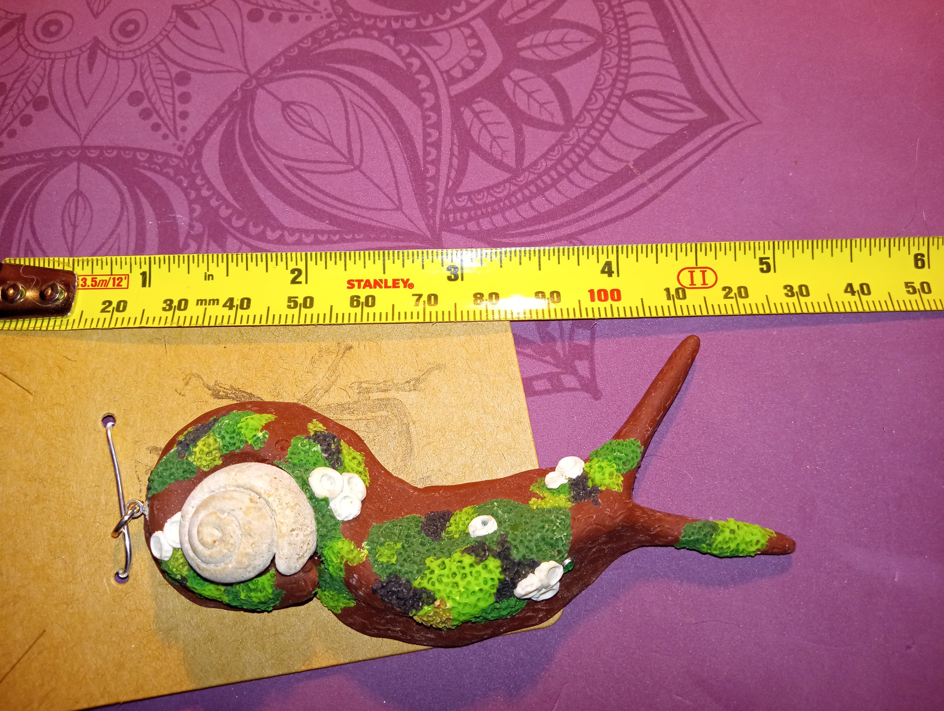 Slug Pendant, Spirits of the Soil, Slugs, Nature Jewelry, OOAK, Fossil ...