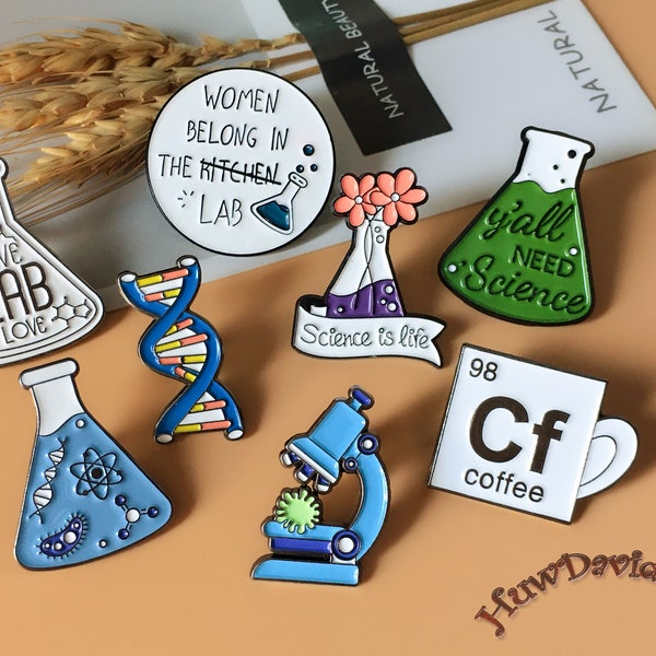 Chemistry Enamel Pin - Etsy