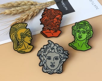 Greek Enamel Pins - Etsy