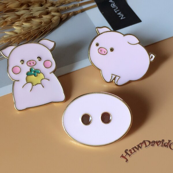 Pig Lapel Pin - Etsy