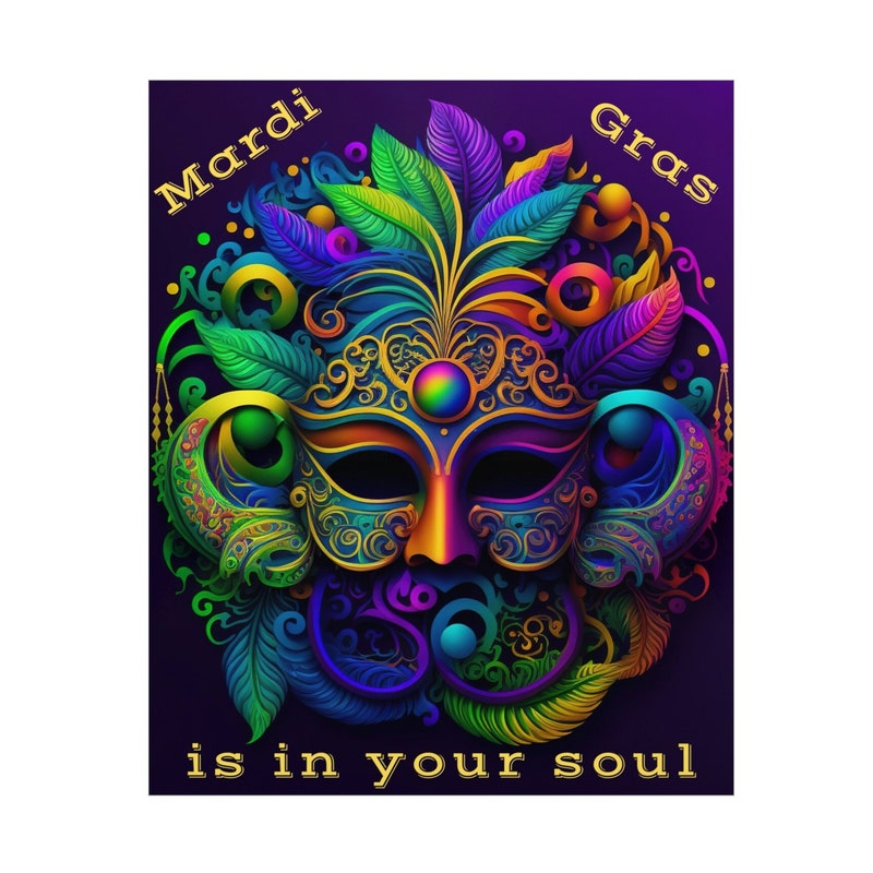Mardi Gras Art - Etsy