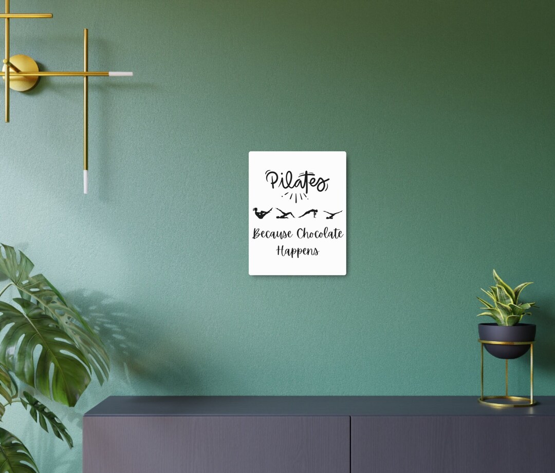 Pilates Metal Sign Pilates Gifts Pilates Positions Home Gym Decor ...