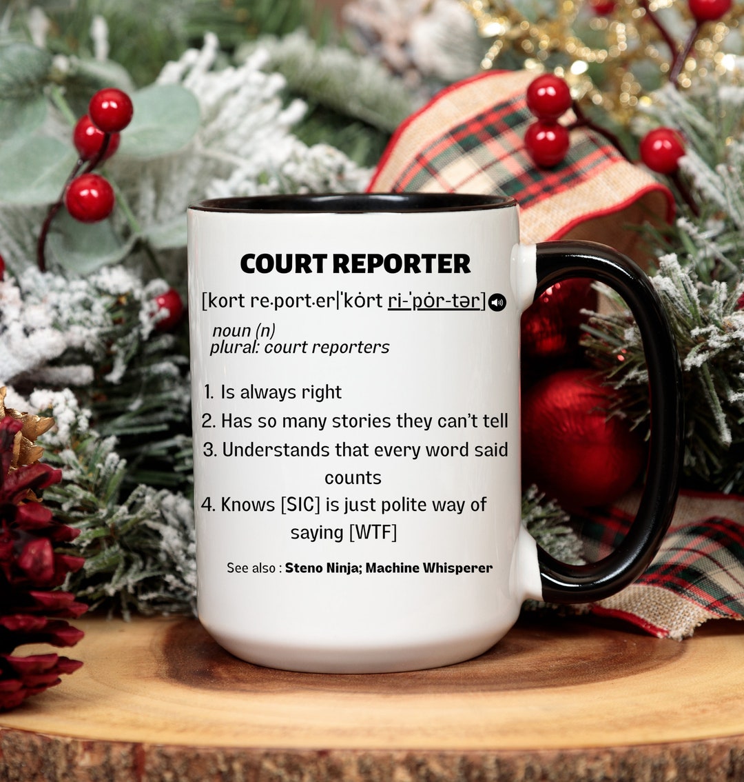 Funny Stenography Mug Court Reporter Mug Court Reporter Gift for Court ...