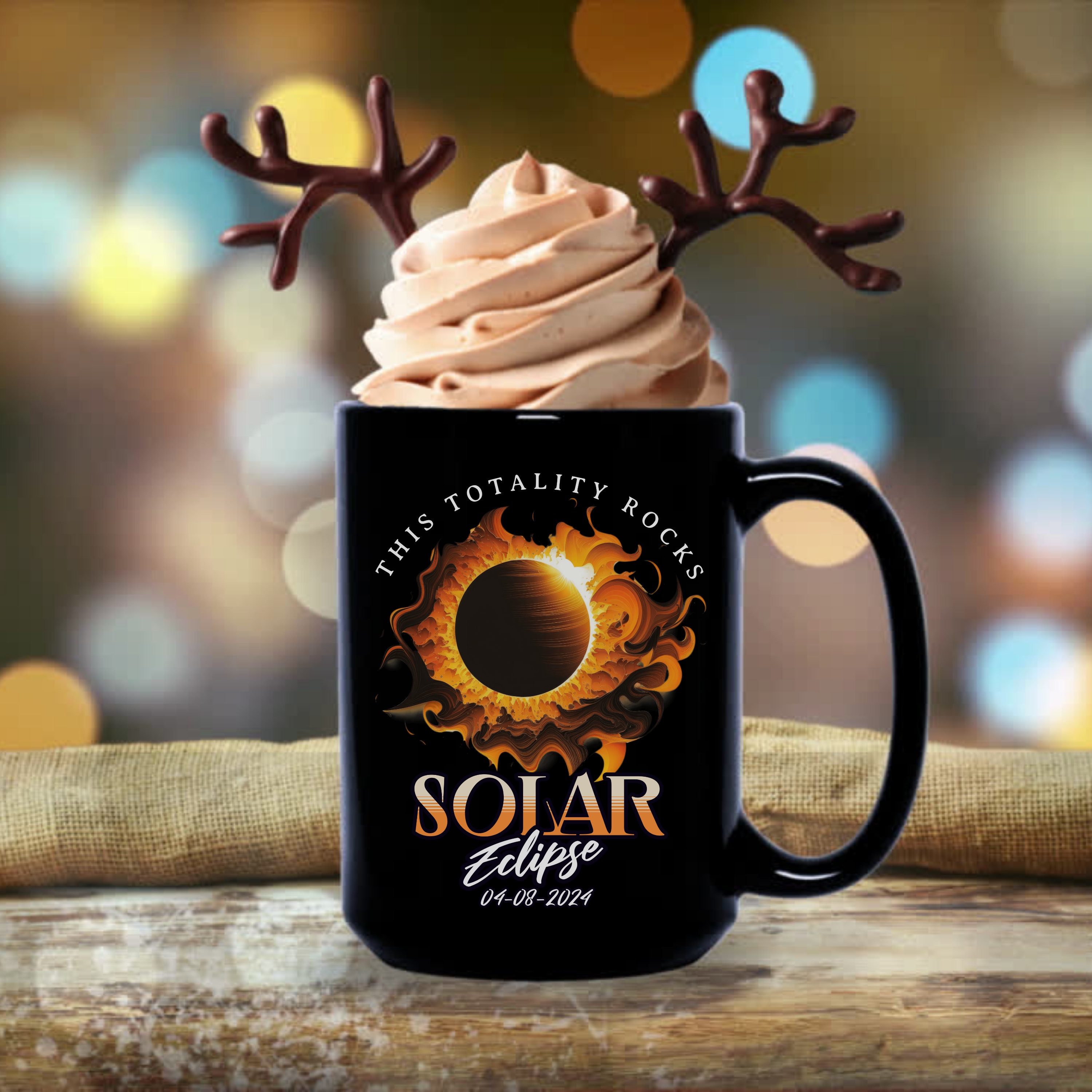 Solar Eclipse 2024 Sun Mug Total Solar Eclipse April 8th Coffee Cup Sun ...