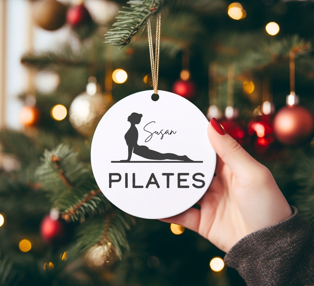 Personalized Pilates Ornament Pilates Instructor Gift Custom Pilates ...