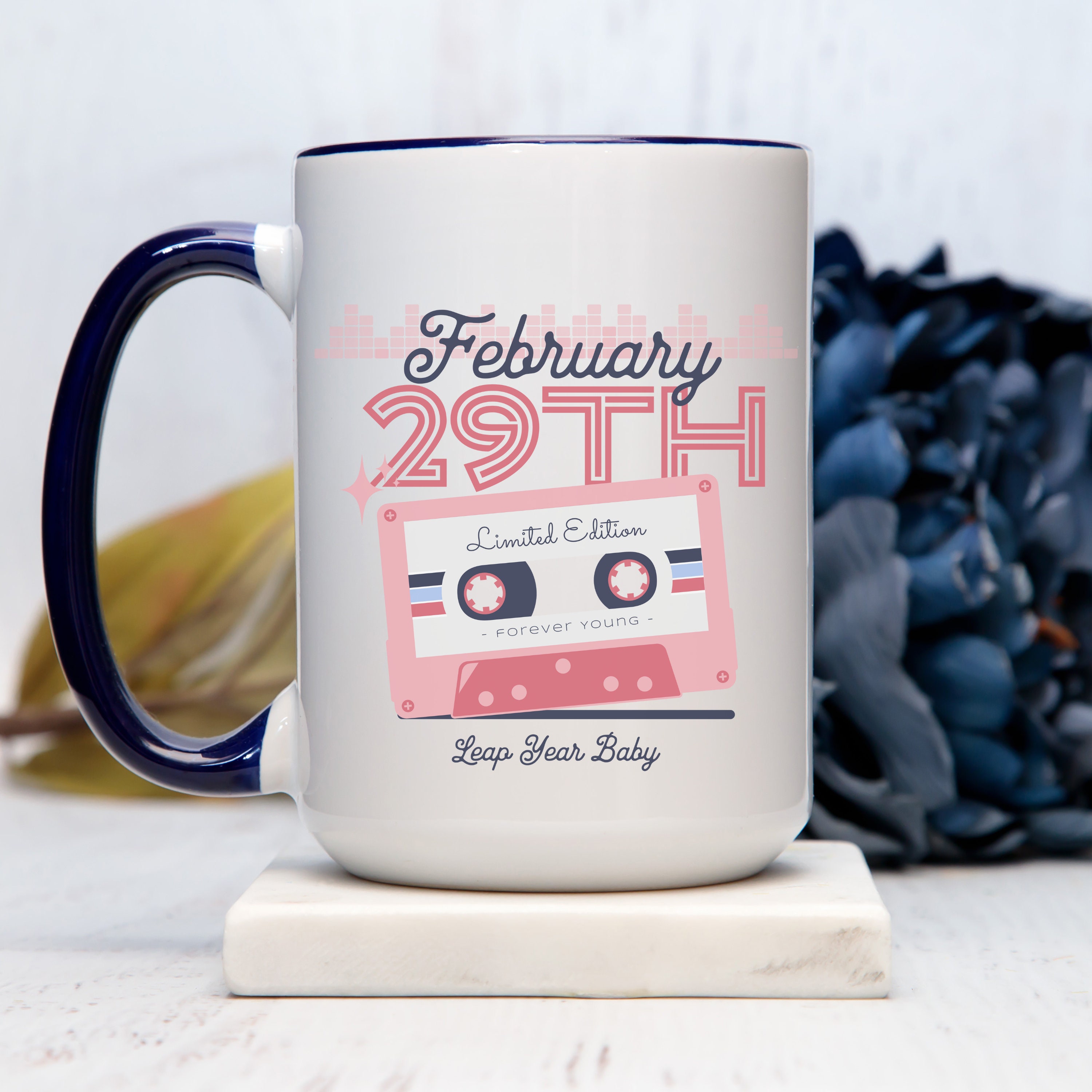 Vintage Leap Year Baby Mug Pink Leap Year Coffee Cup Leap Year 2024 ...
