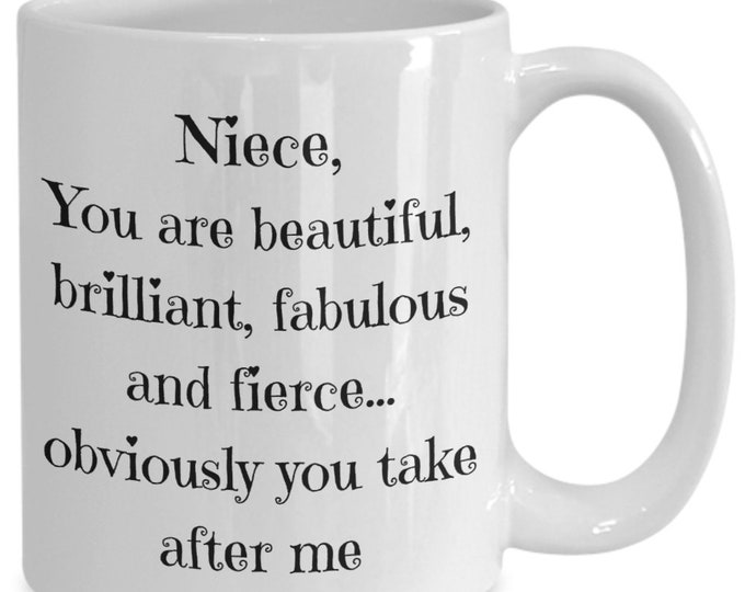 Gift for Niece, Favorite Niece, Niece Gift Ideas, Niece Coffee Mug ...