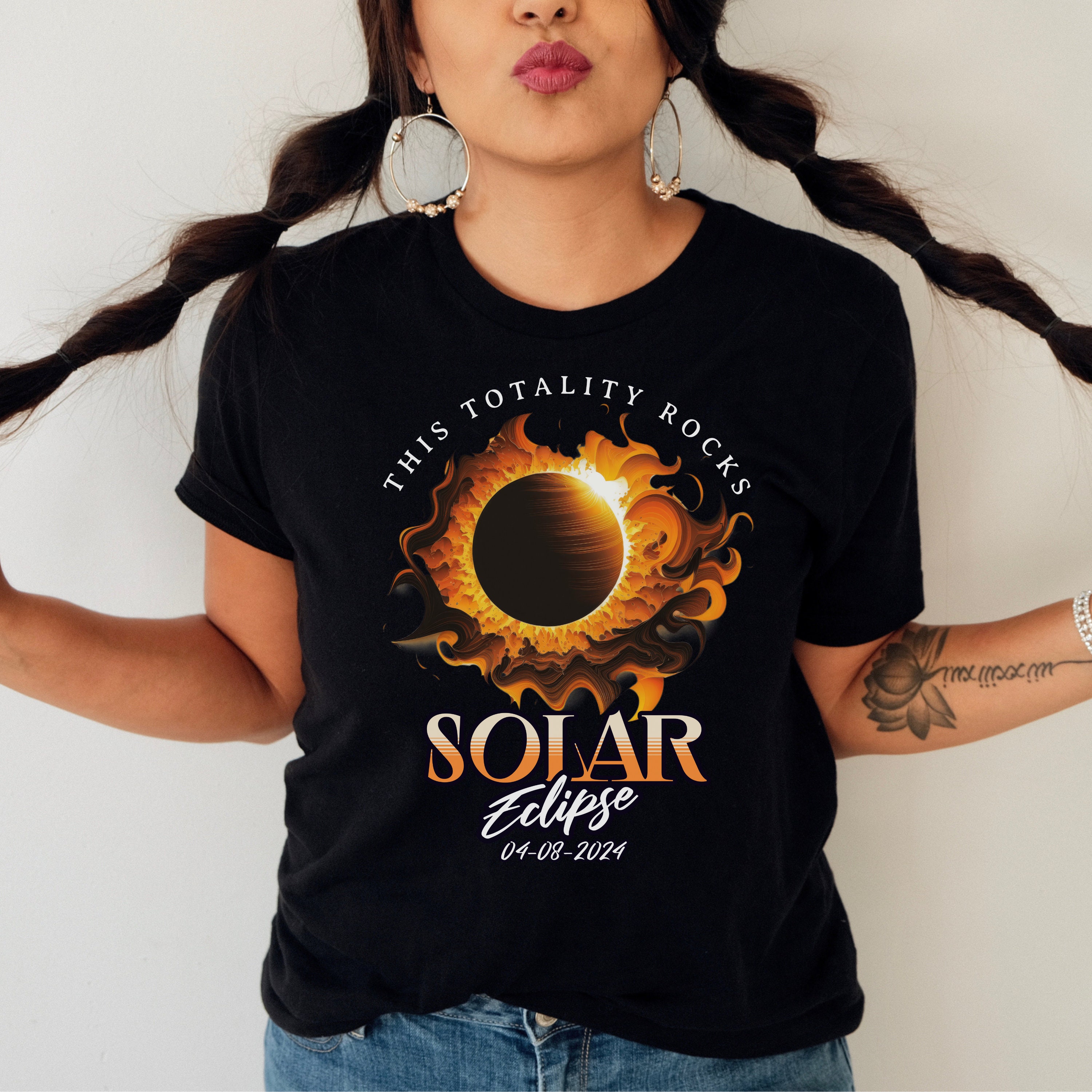 Solar Eclipse 2024 Sun Shirt Total Solar Eclipse April 8th Tshirt Sun ...