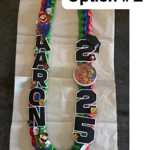 Handmade Custom Graduation Lei Mario Theme - Etsy