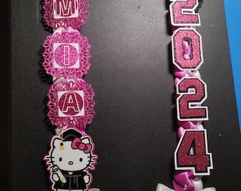 Hello Kitty Graduation Leis / Graduation Gift /dodgers Lei/ Kuromi Lei ...