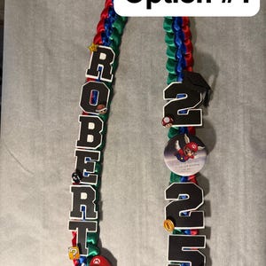 Handmade Custom Graduation Lei Mario Theme - Etsy