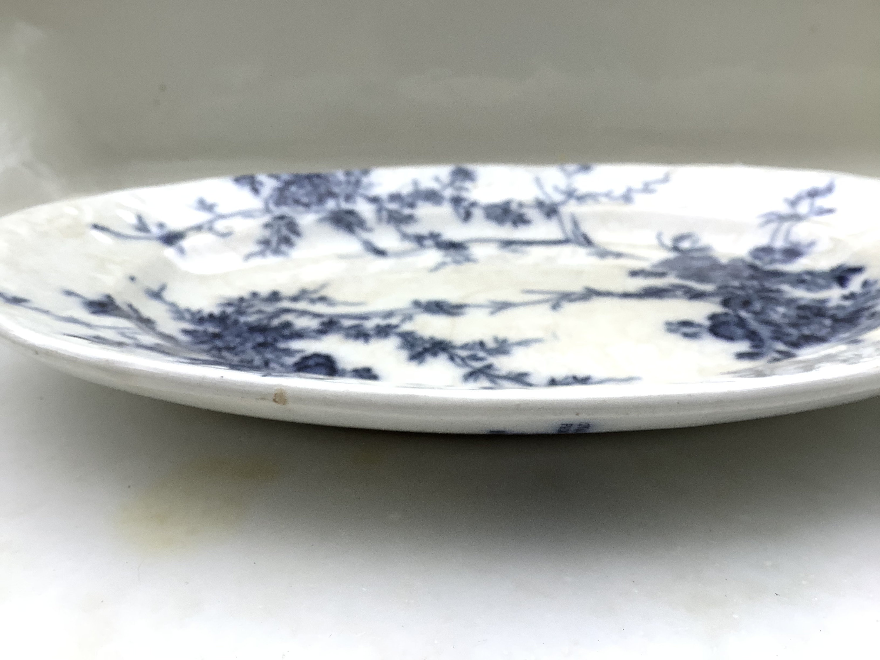 Royal Semi Porcelain Princess Pattern Booths England Oval - Etsy