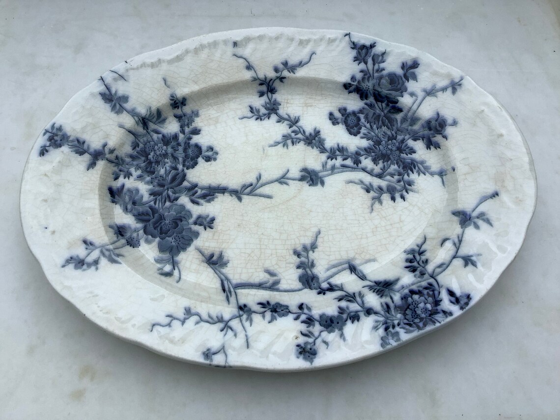 Royal Semi Porcelain Princess Pattern Booths England Oval | Etsy