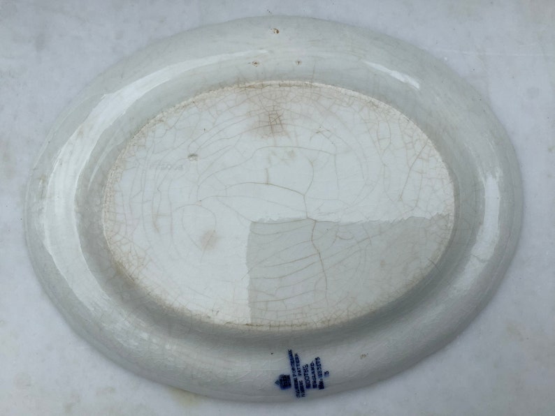 Royal Semi Porcelain Princess Pattern Booths England Oval | Etsy