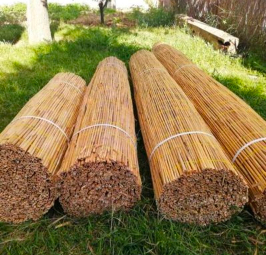 Privacy Screen Reed Straw Fence Balcony Terraces Gardens Length 6 ...