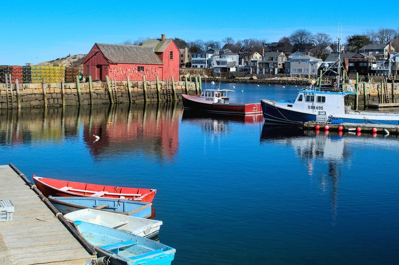 Motif Number 1/ Rockport, MA Harbor/ Fishing Shack/ Bradley Wharf ...