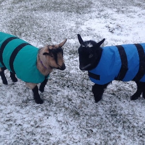 Insulated Goat Coat 26" Topline - Perfect for Dairy Goats - Etsy