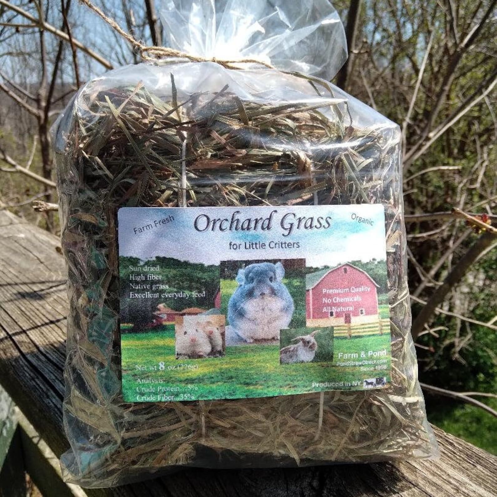 Farm Fresh ORGANIC Grass Hay for Bunnies Hamsters - Etsy