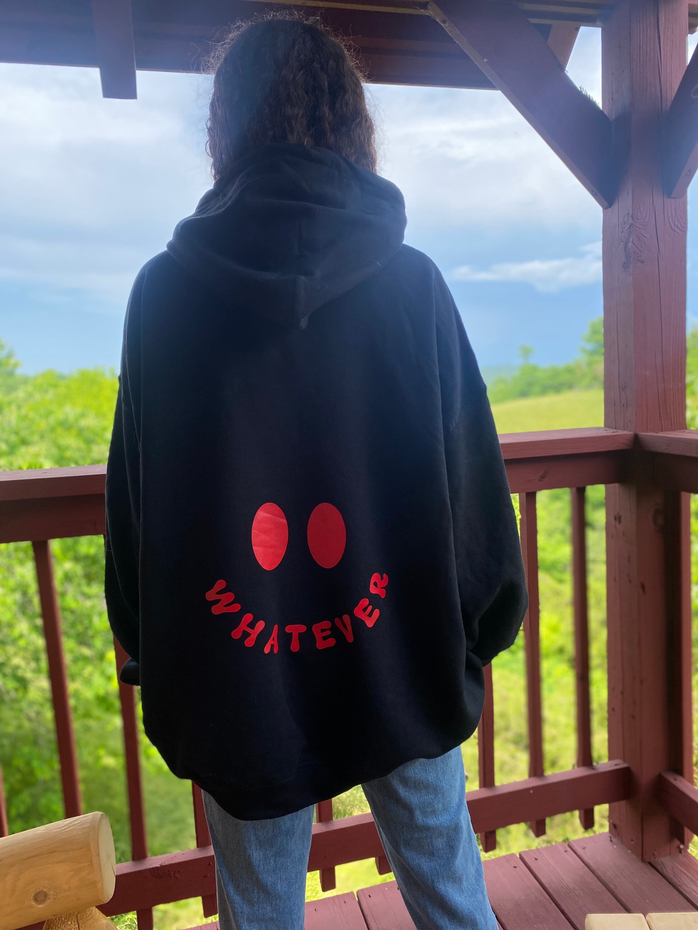 Whatever Hoodie, Whatever Smile Sweatshirt, Trendy Hoodie, Smile ...