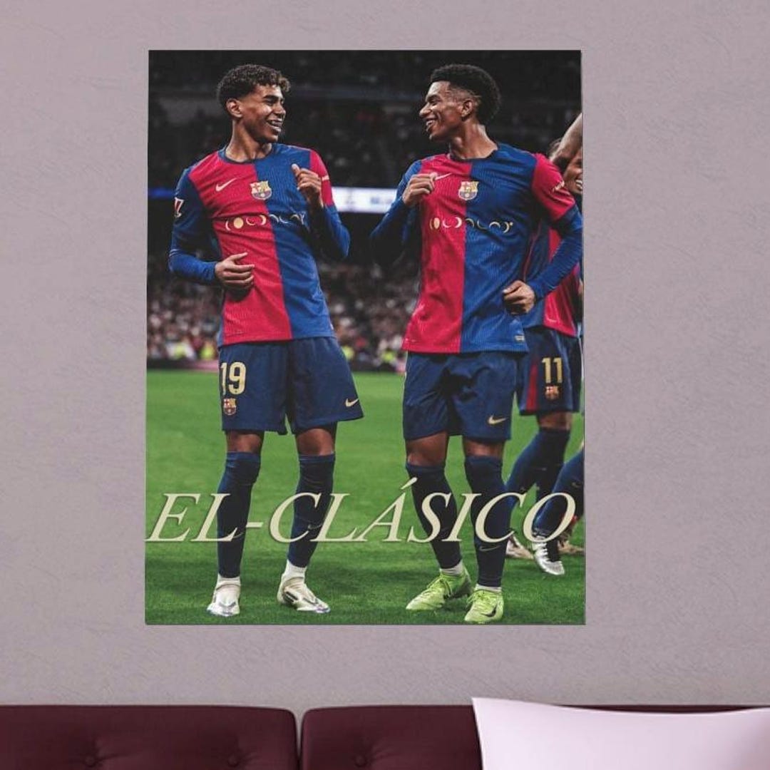 Lamine Yamal Dance With Balde EL-CLÁSICO Goal Celebration Poster - Etsy