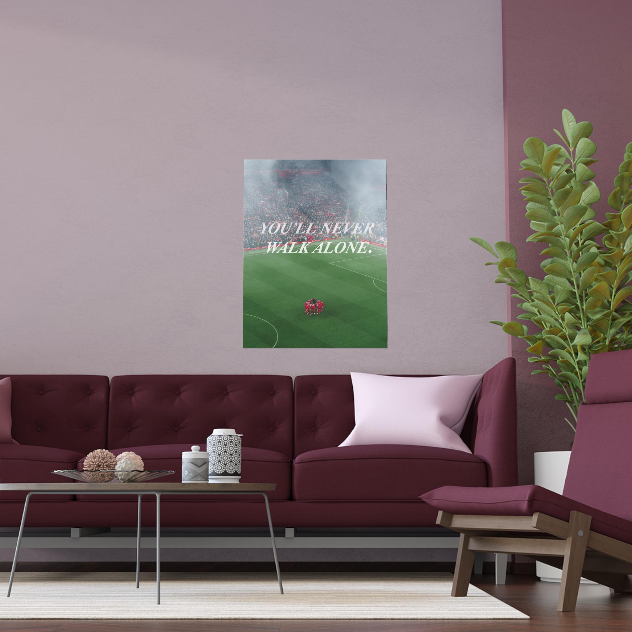 Liverpool FC YNWA Team Huddle Anfield Poster - Etsy