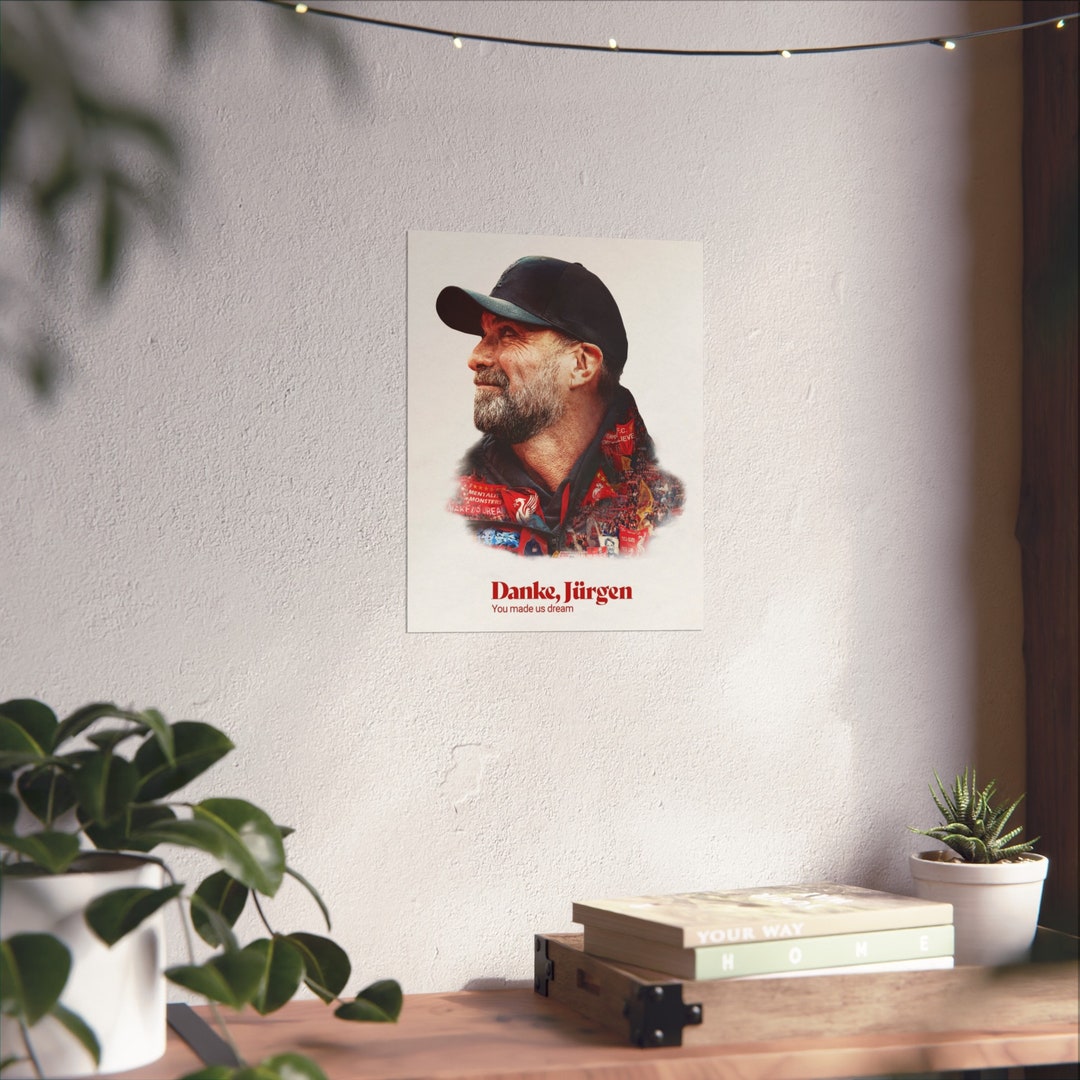 Jurgen Klopp Danke Poster Fine Art Posters - Etsy
