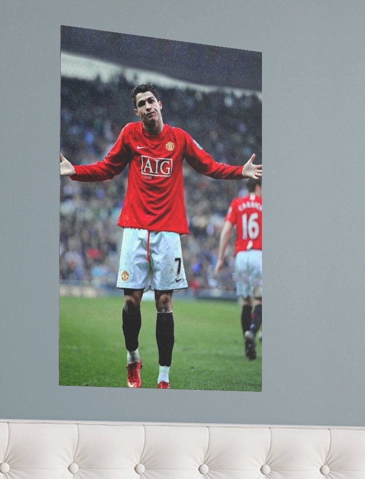 Ronaldo CR7 Manchester United Shrug Posters - Etsy
